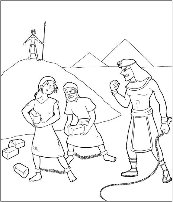 Ayudas para Maestras de Escuela Dominical: Para colorear -- Moises