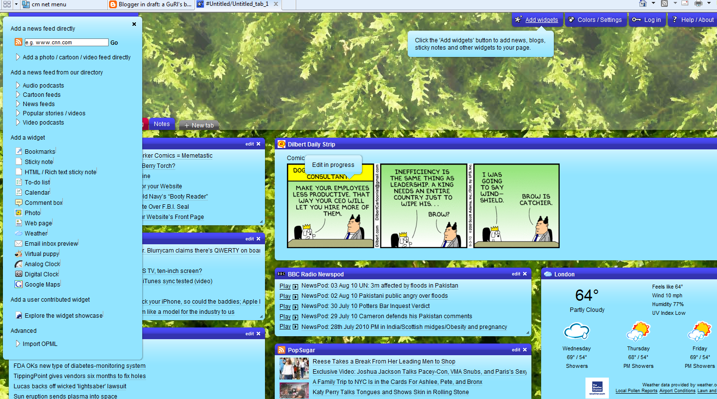 a GuRl's bLoG: PROTOPAGE