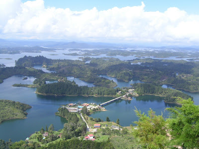 las partes mas lindas de colombia: embalse de guatape