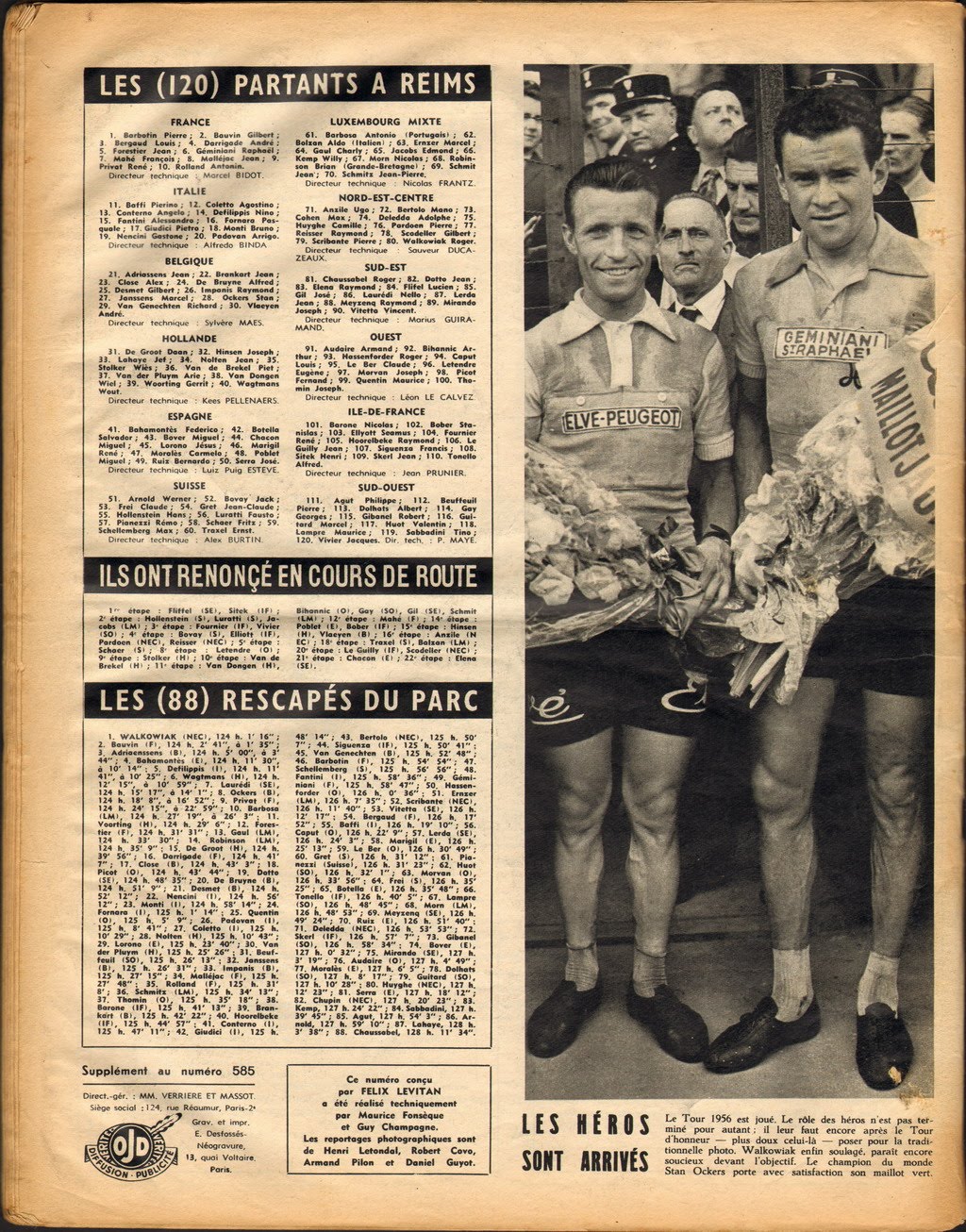 Cycling Passions: 43rd - Tour de France - 1956