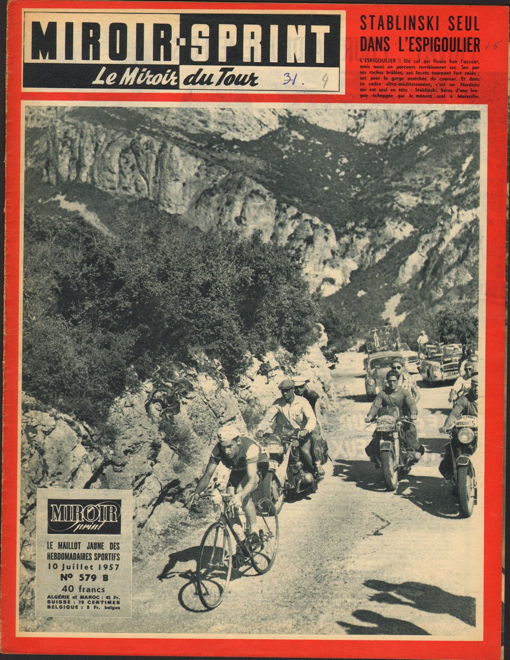 Cycling Passions: 44th - Tour de France - 1957