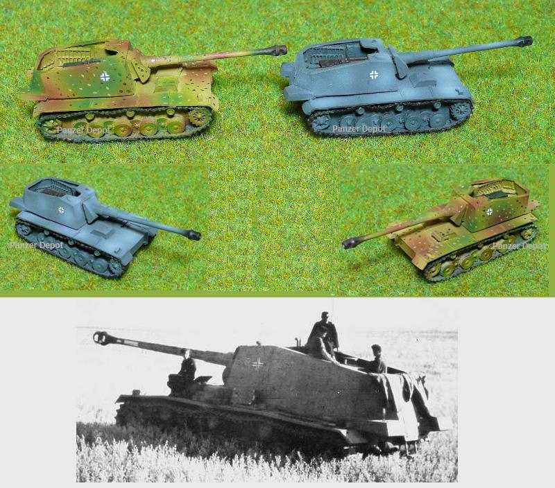 Kampfgruppe 1/144: 1/144 VK3001 12.8cm SPG - Panzer Depot