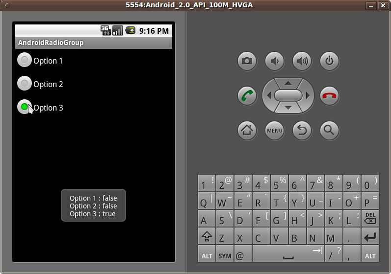 Android-er: RadioGroup and RadioButton