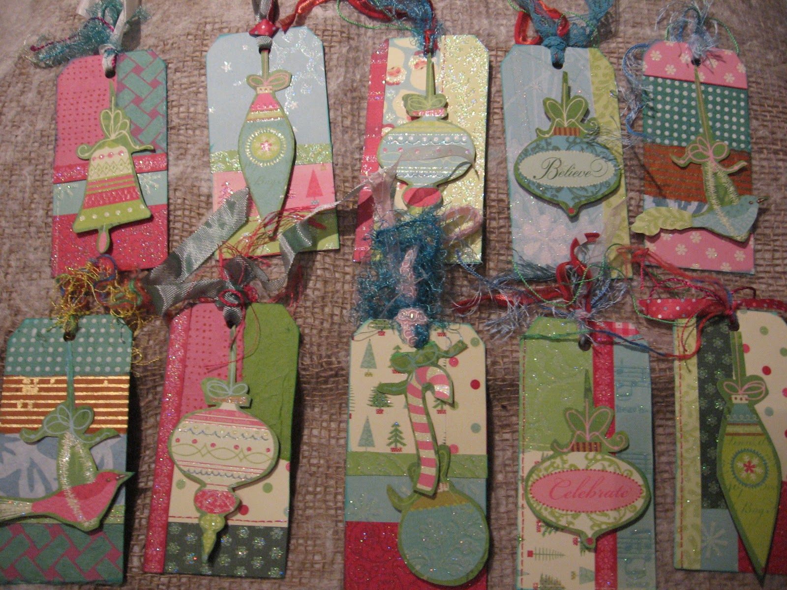 altered book studio.....: Christmas Gift Tags