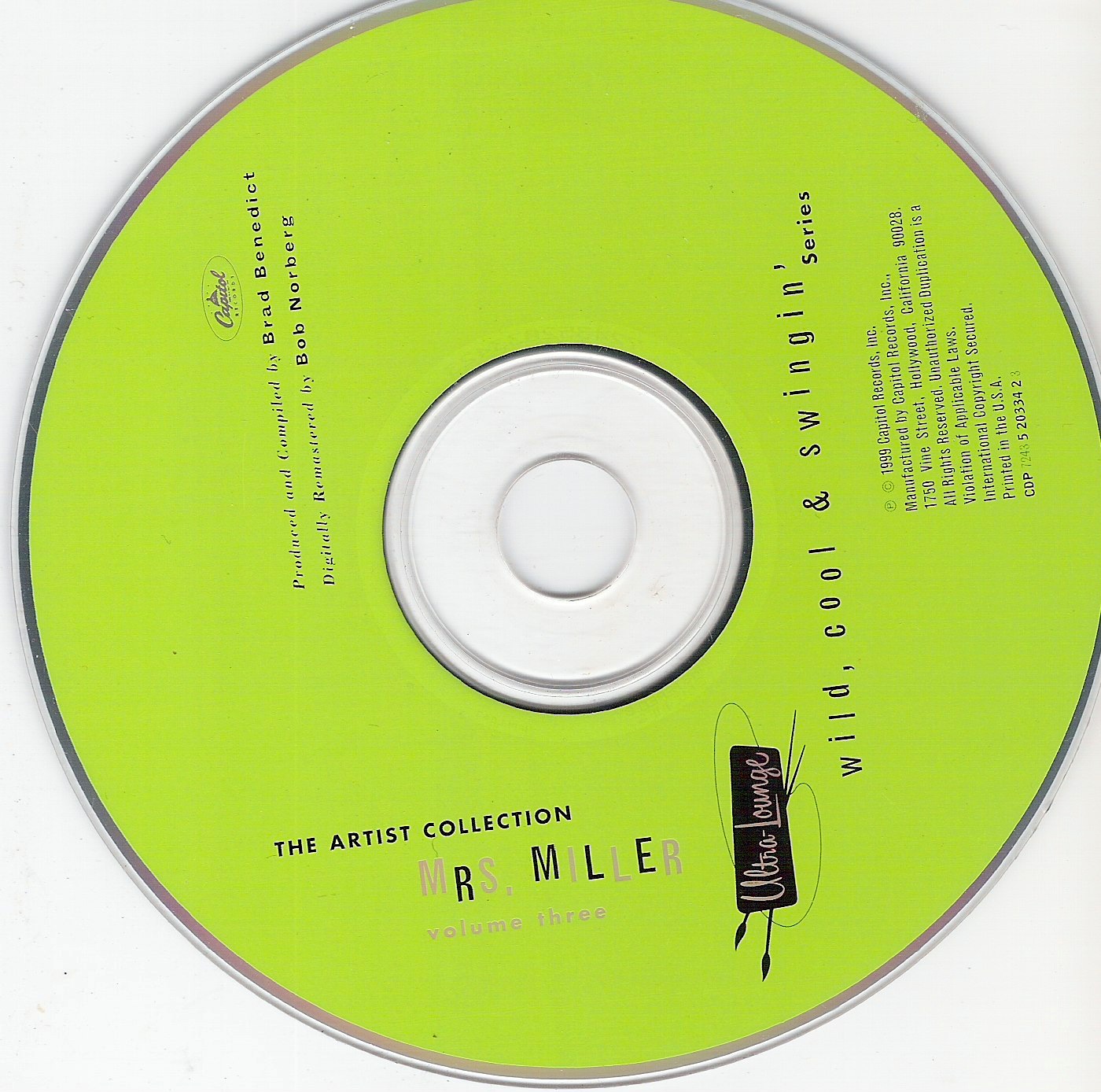 Project:Albatross: Day 69: Mrs. Miller "Wild Cool & Swingin' Vol.3 ...