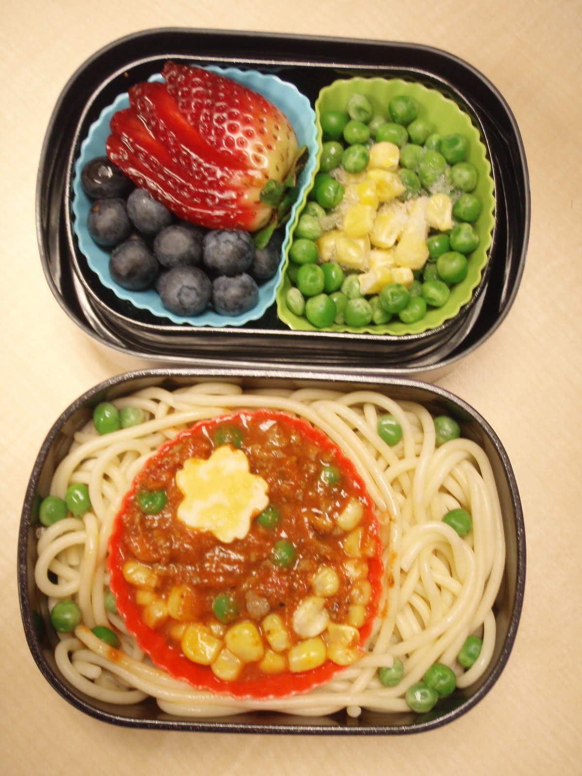 Obento Obsession: Bento (129) - Spaghetti Bento