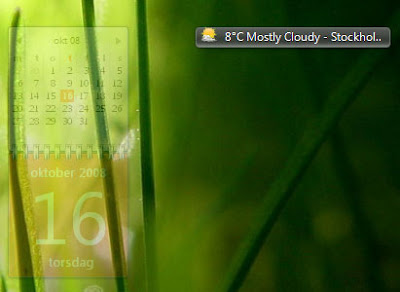 Developing with Google Desktop, Gadget API: Google Desktop sidebar vs ...