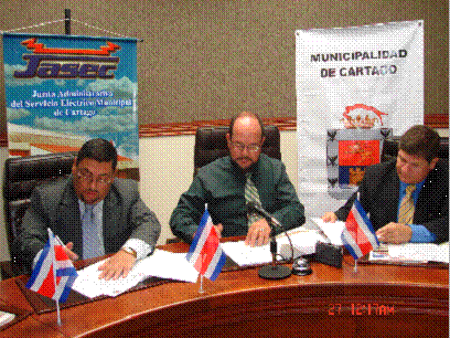 MuniCartago: Convenio Municipalidad de Cartago y JASEC para ...