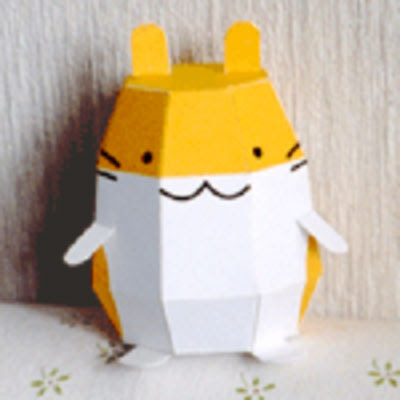 Animals - Hamster Paper Toy For Kids : Pepakura Corner