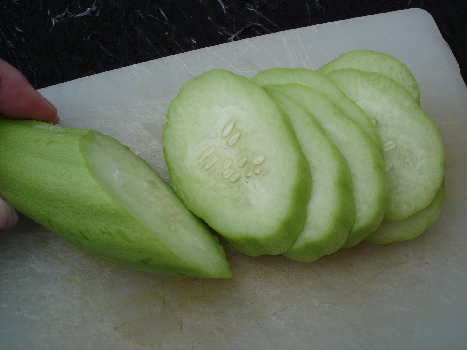 Down on the Allotment: My Furry Cucumber!
