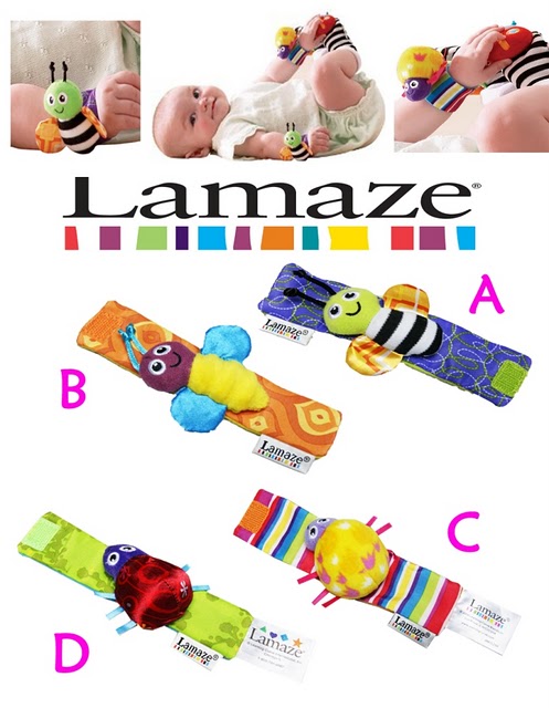 *: LAMAZE Wrist Rattles