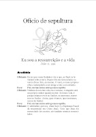 A última ceia: Ofício Fúnebre