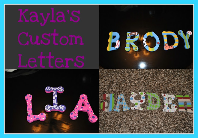 Kayla's Custom Letters