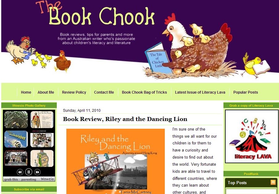 Kids' Book Review: Book Chook Review of Riley and the Dancing Lion