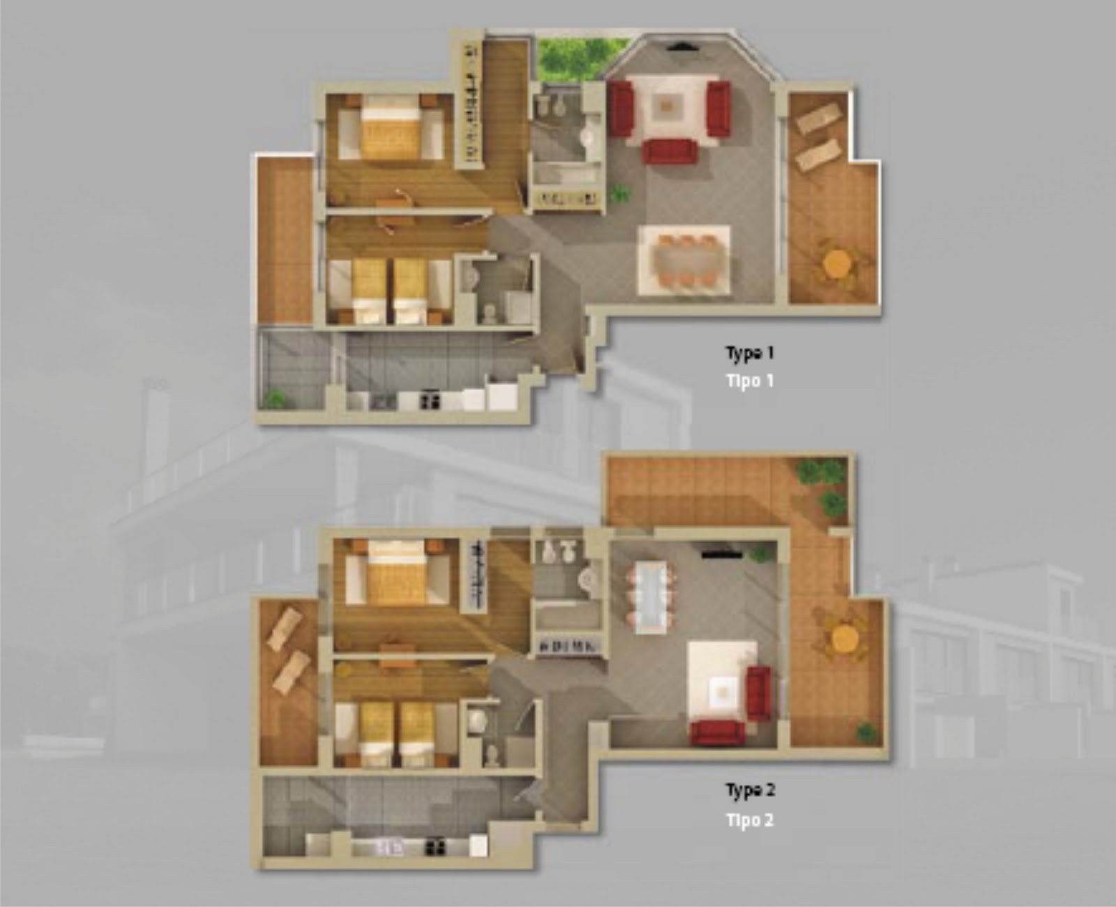 MONTE LAGUNA: Planta Apartamento T2
