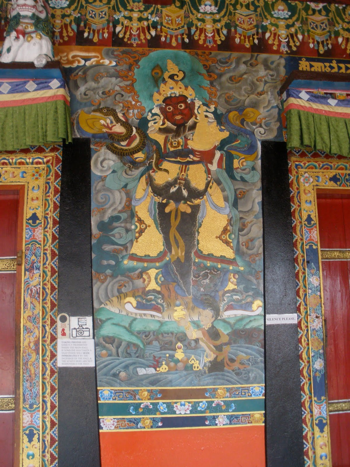Sikkim and beyond: Rumtek Gompa Paintings, Sikkim (India)