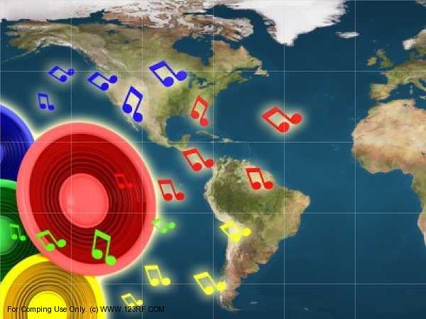musica: MAPA GEOGRÁFICO DE LA MUSICA