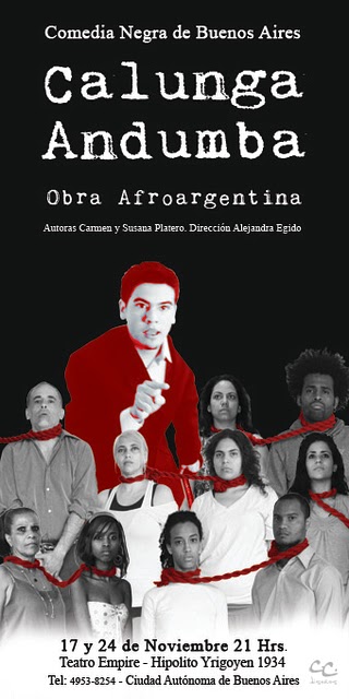 AfroAmericanas: Calunga Andumba - este miércoles, segunda función