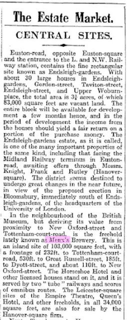 Shut up about Barclay Perkins: Meux beers in 1921