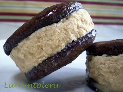 LA VENTOLERA: ALFAJOR HELADO DE DULCE DE LECHE
