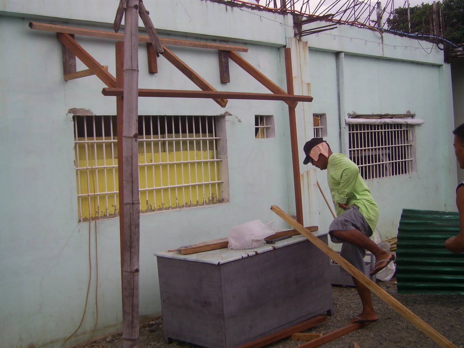 Installation of GI Sheets | Your Title