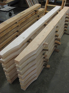 PCEI Timber Framed Artist Studio Project: Finished 14 rafters