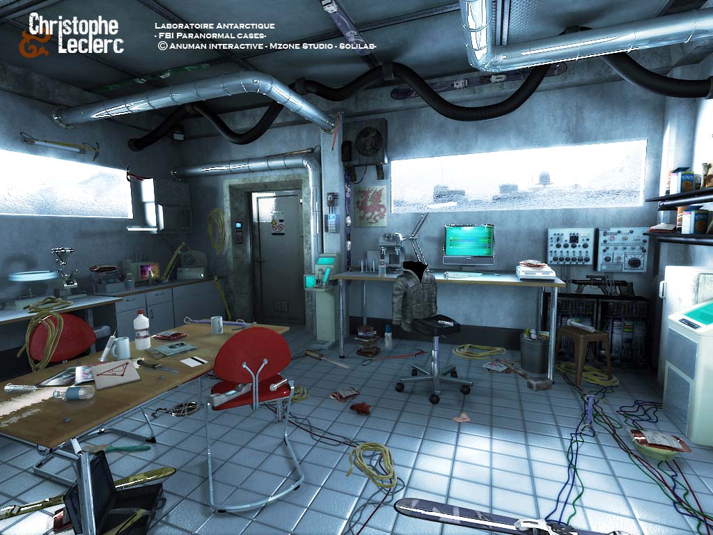 Christophe Leclerc Portfolio: Antarctic lab