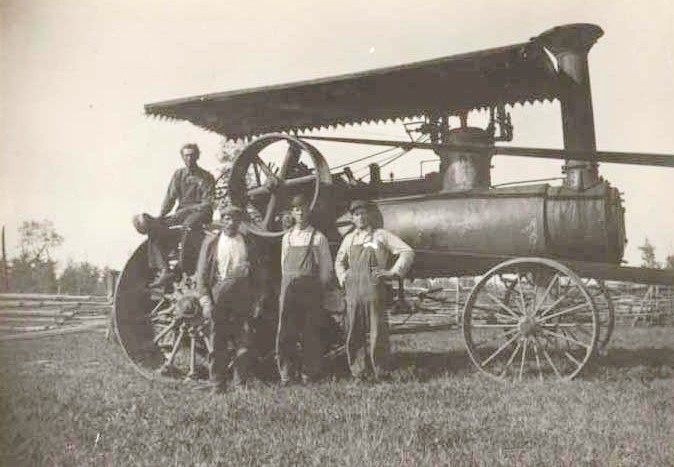 Oakland Illinois Genealogy: More steam tractors of the past...