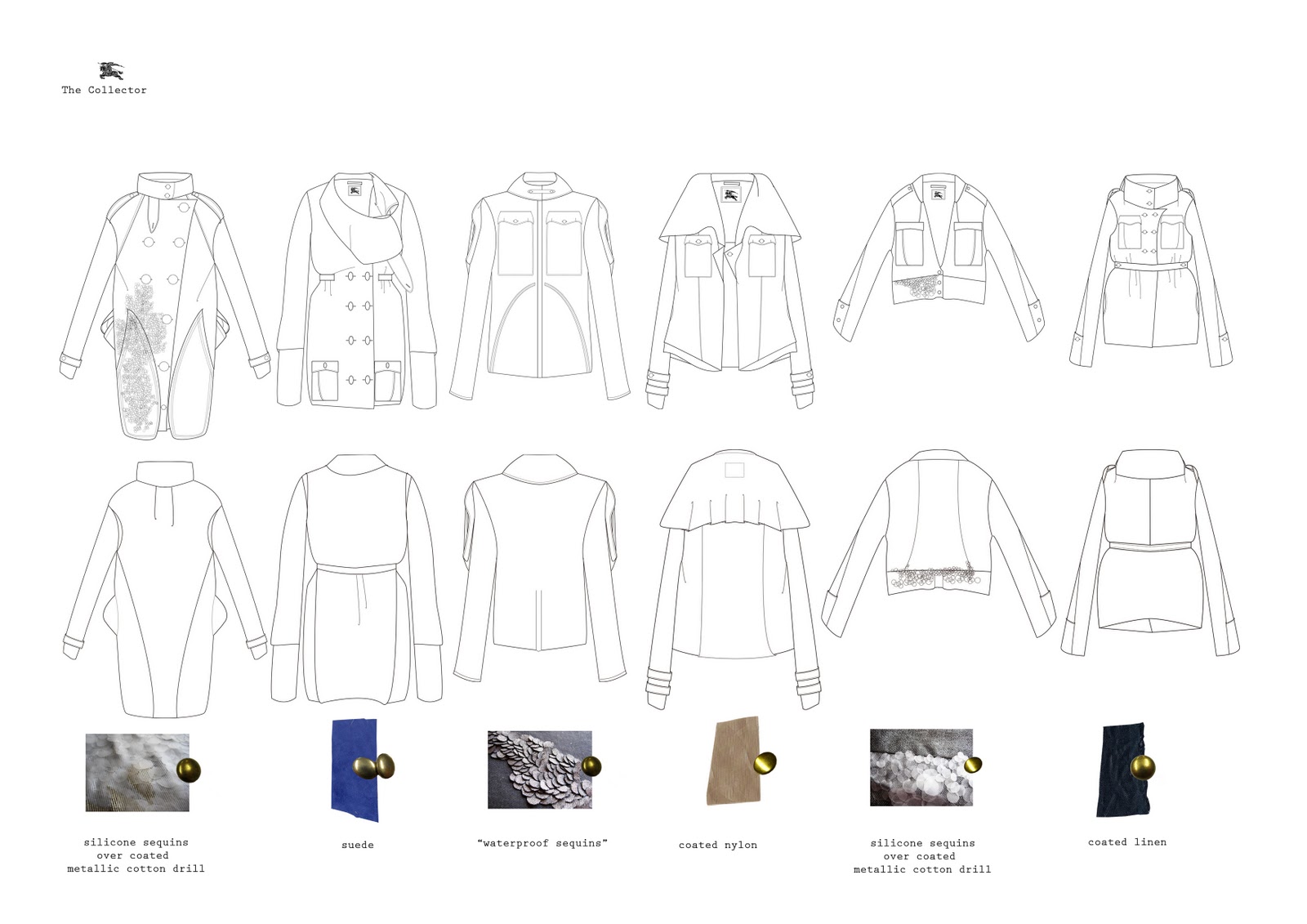 Lauren Sanins: British Fashion Council...Burberry competition final boards