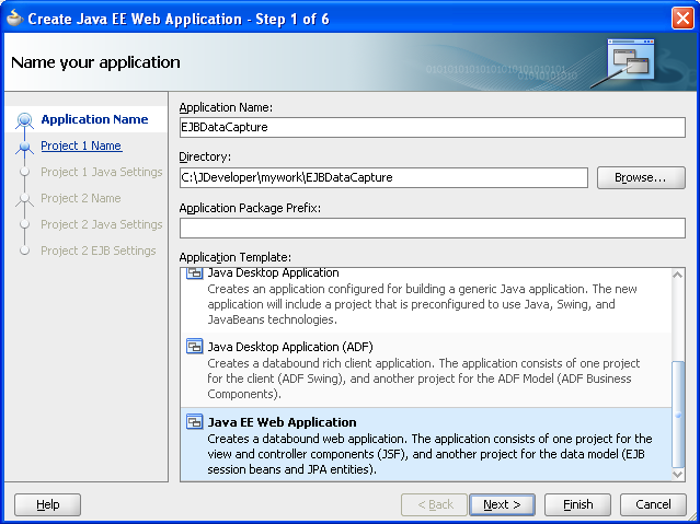 Creating a Data Capture Form using EJB + JPA and ADF Binding