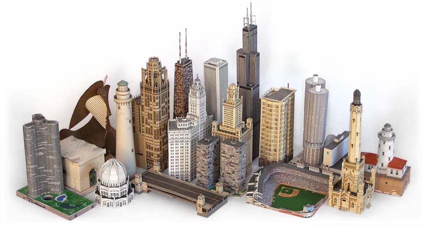 WorldTravelandTourism: Paper models of world famous buildings