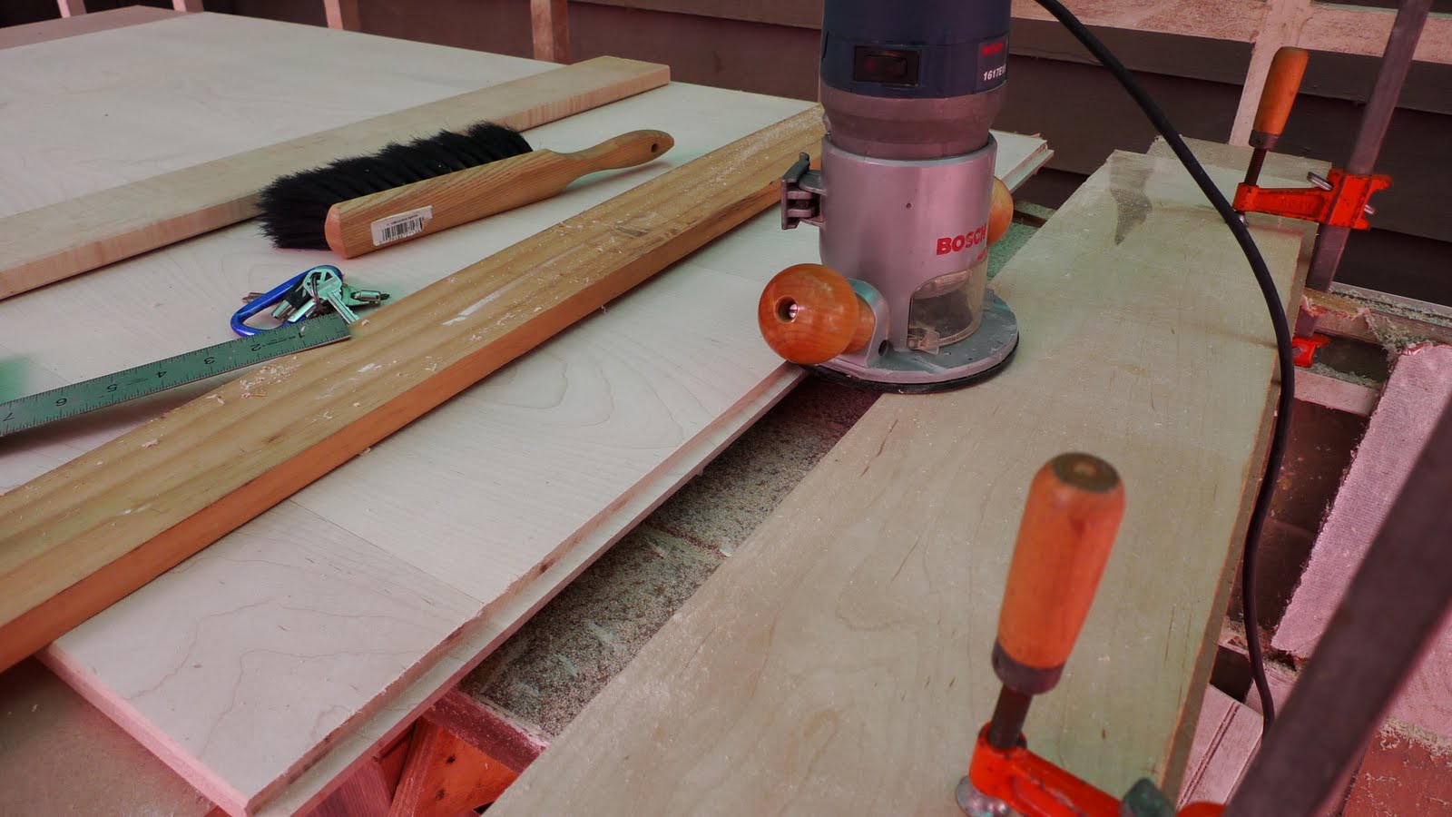 Butt Joints and Pocket Holes: Maple Dining Room Table - Router Work