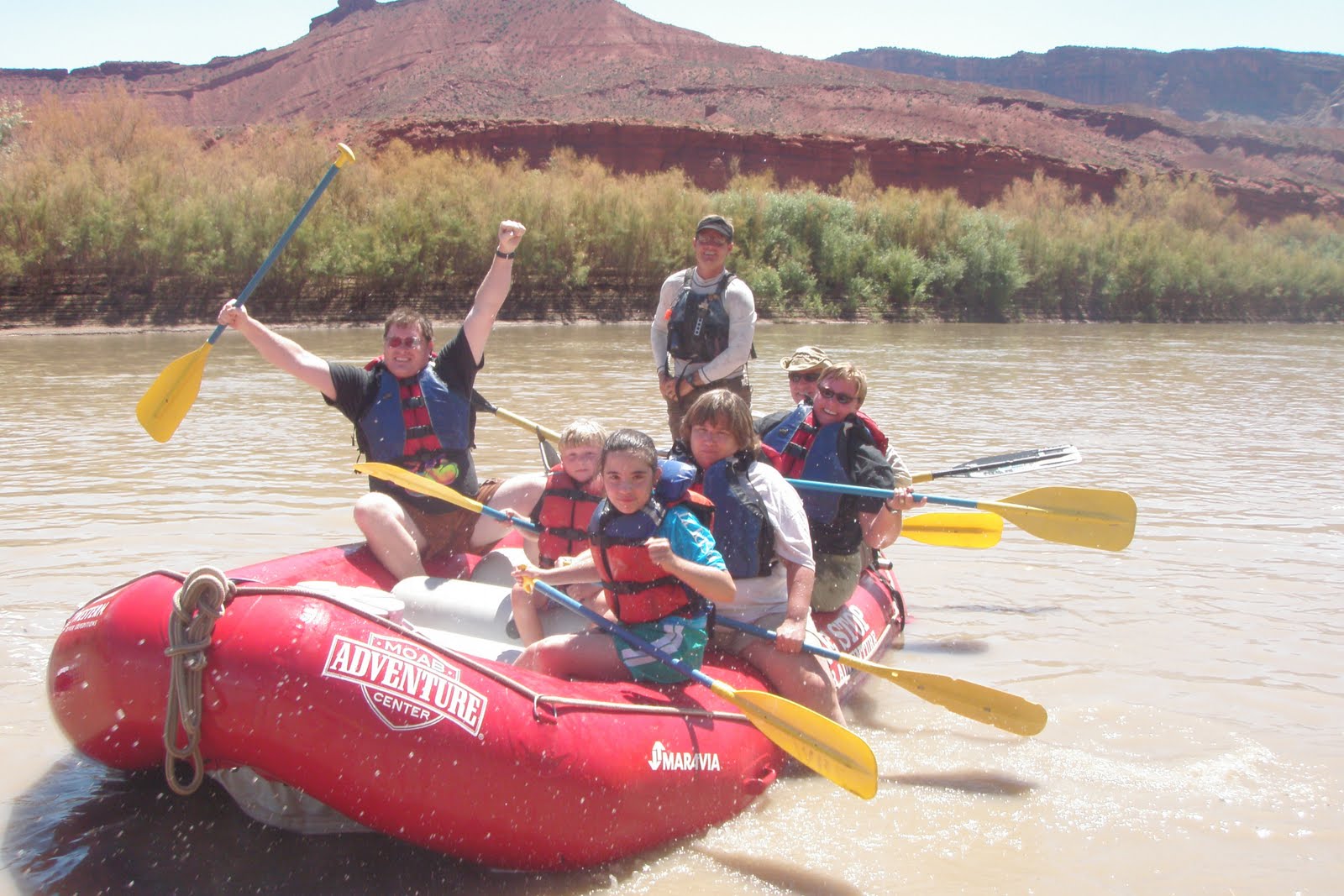 Williams Family: Adventures By Disney--Day 7--White Water Rafting!