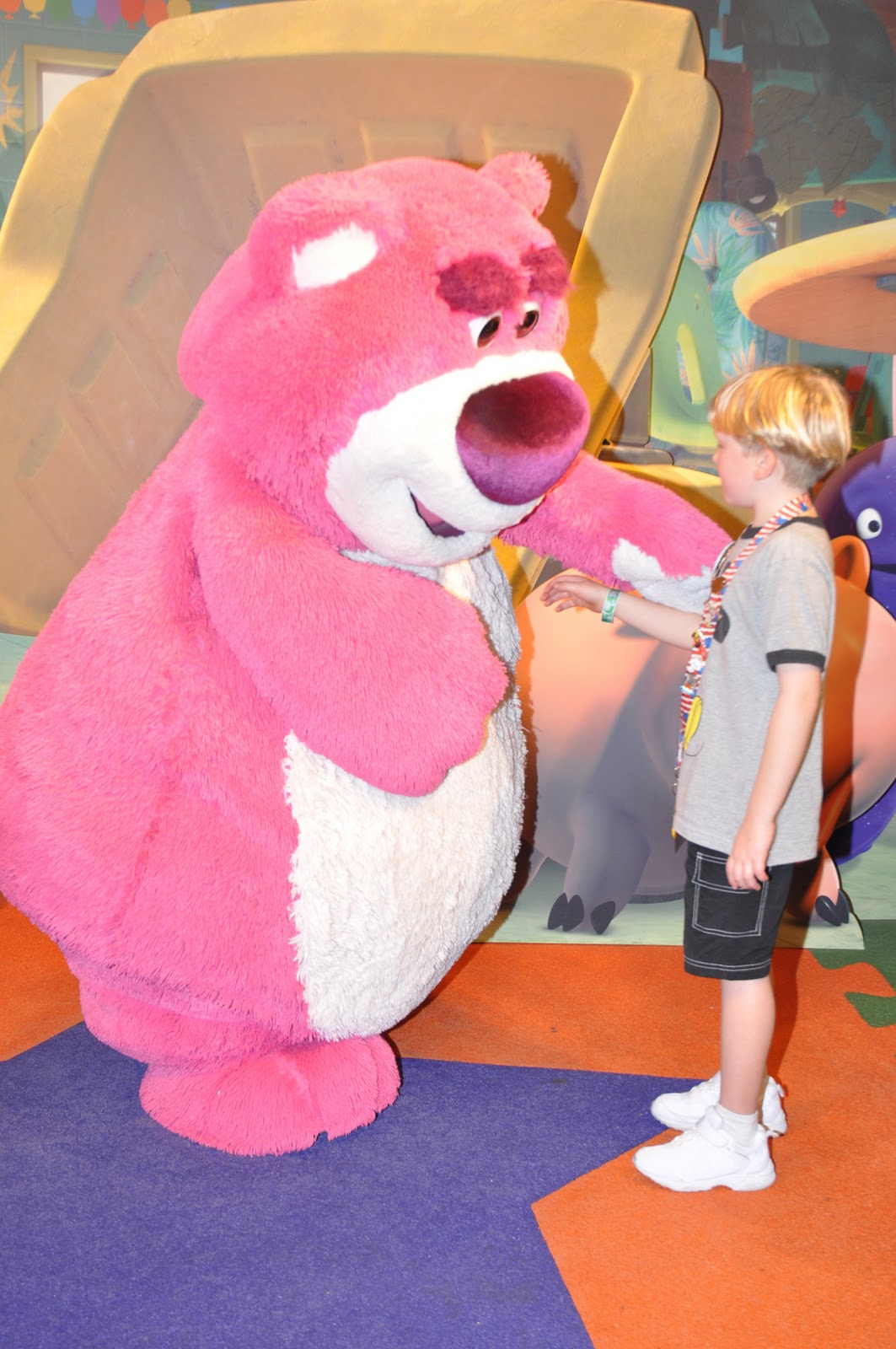 Williams Family: Meeting Lotso From Toy Story 3