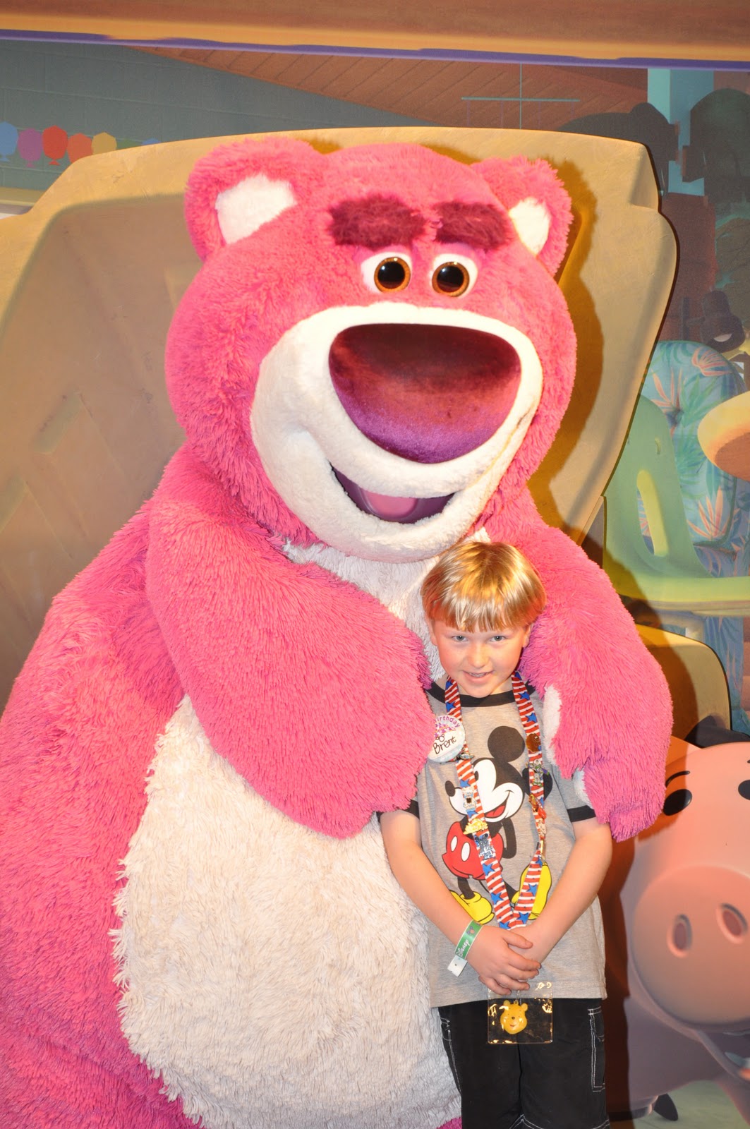 Williams Family: Meeting Lotso From Toy Story 3