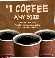 The Deal Squeal: Wawa- $1 coffee ANY SIZE