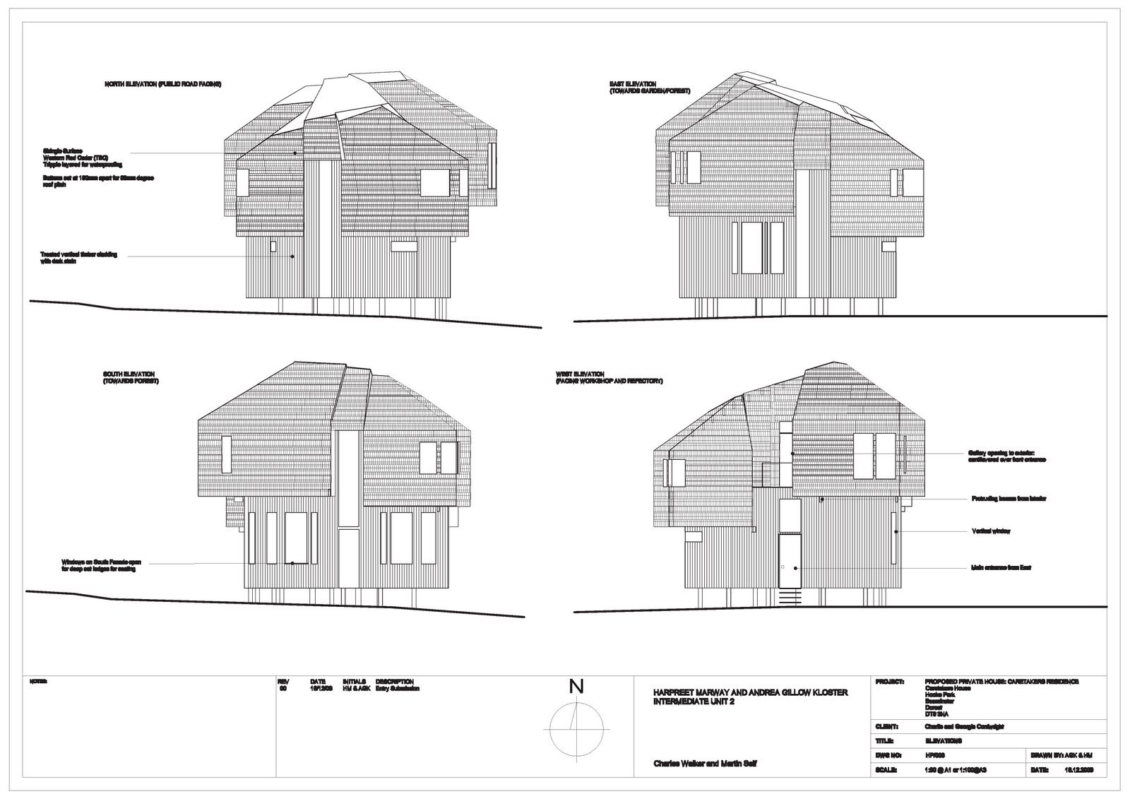 portfolio: Tree House drawings