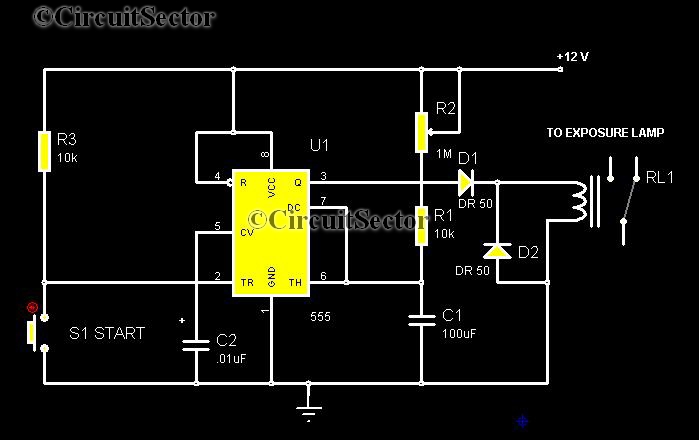 Photo Timer Circuit Using 555 | Top Circuits