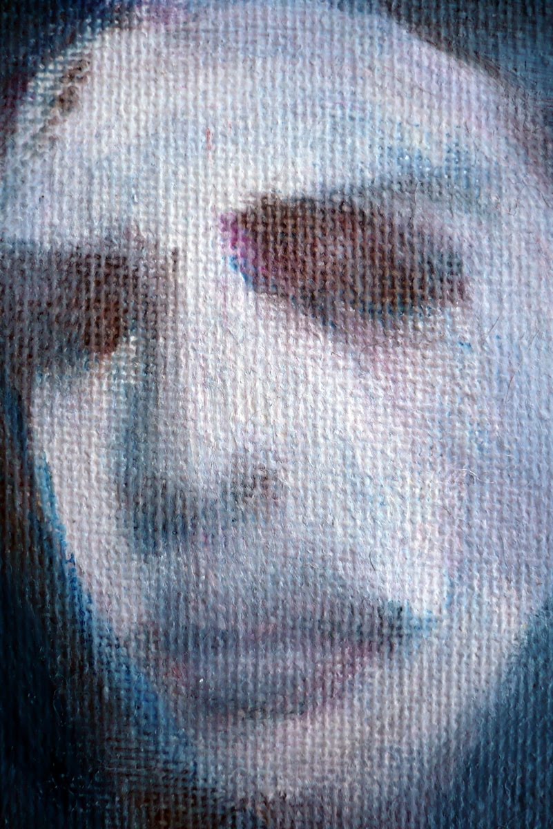 RoKo ART paintings blog: Self portrait oil painting on canvas panel