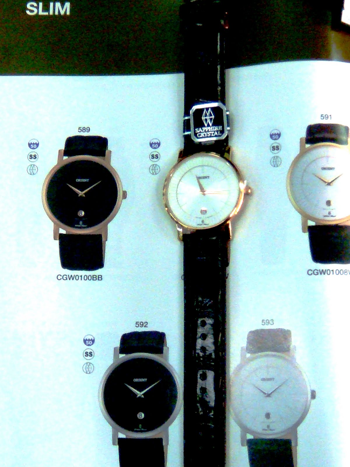 LT Watch Gallery: 136. AFFORDABLE NEW ORIENT SLIM WHITE DIAL WITH ROSE ...