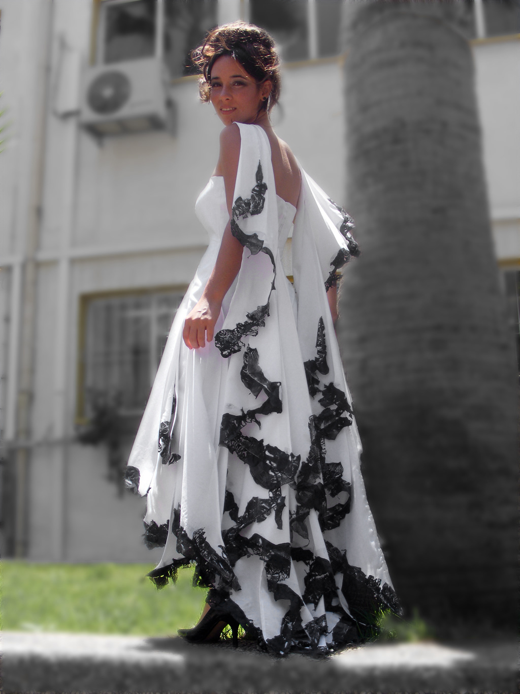 AyeletButkin: Nylon Wedding Dress