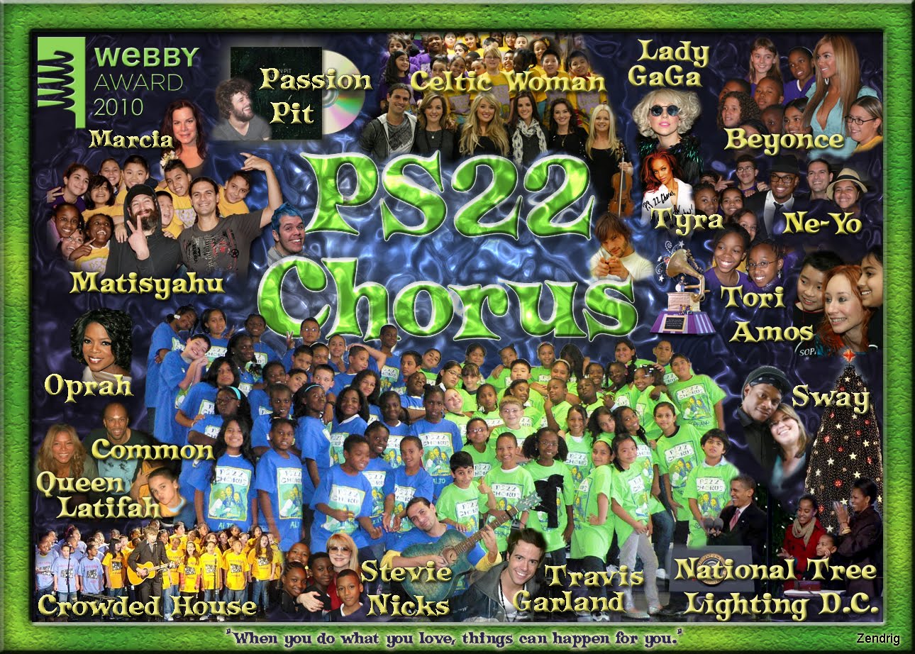 PS22 Chorus: PS22 Chorus 2011 Header Update!