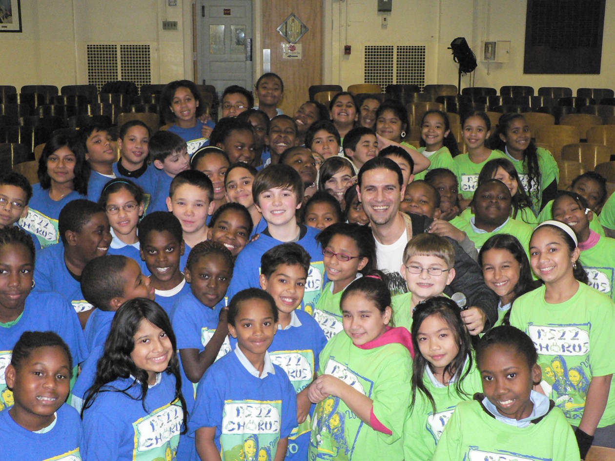 PS22 Chorus: Greyson Chance Goes Back To 5th Grade!