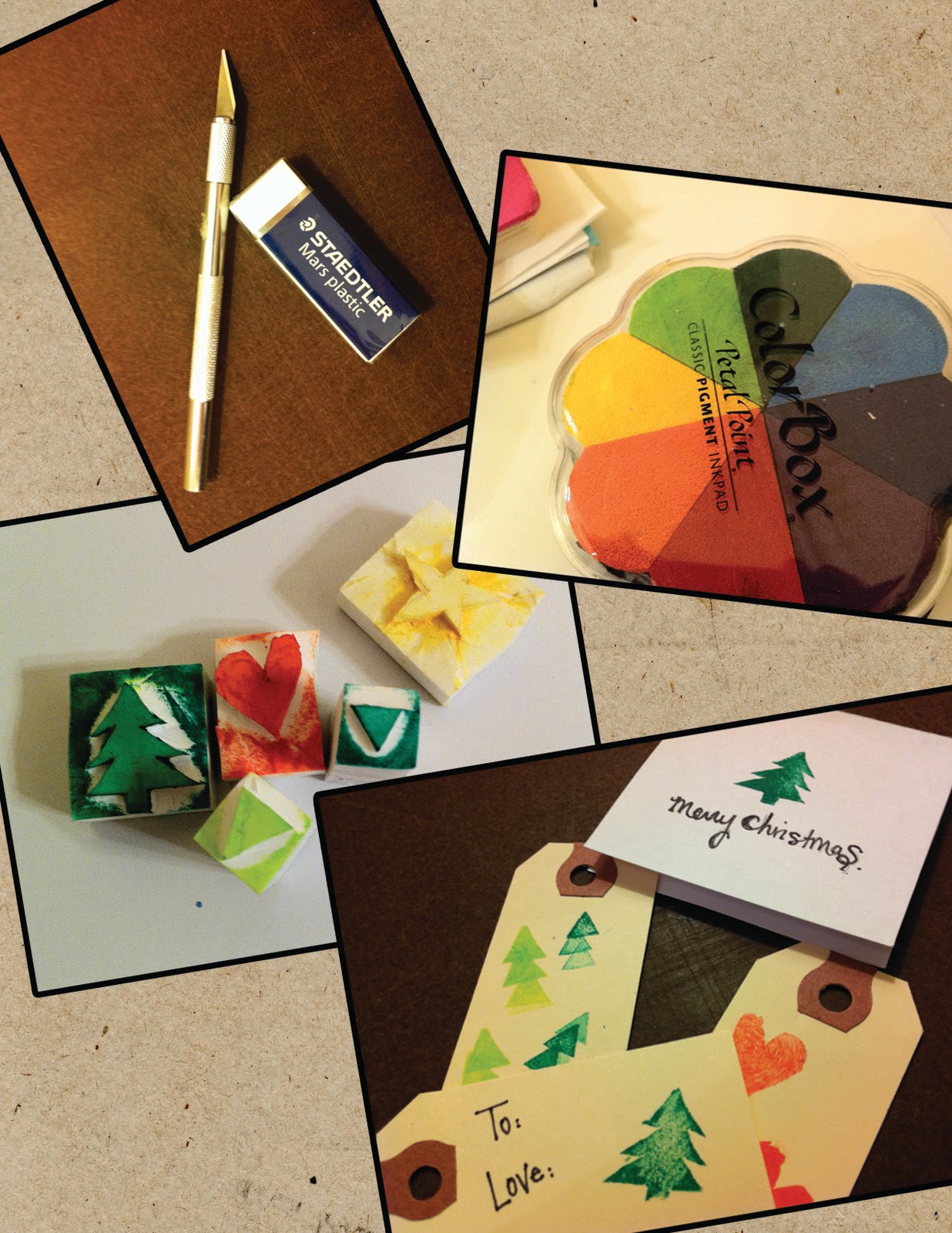 half sweet vanilla: DIY Eraser Stamps