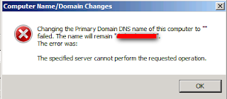 LumbGaps: Changing the Primary Domain DNS name of this computer to ...