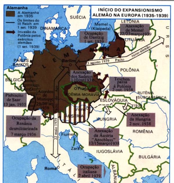 História em partes: Início do expansionismo alemão 1935-39