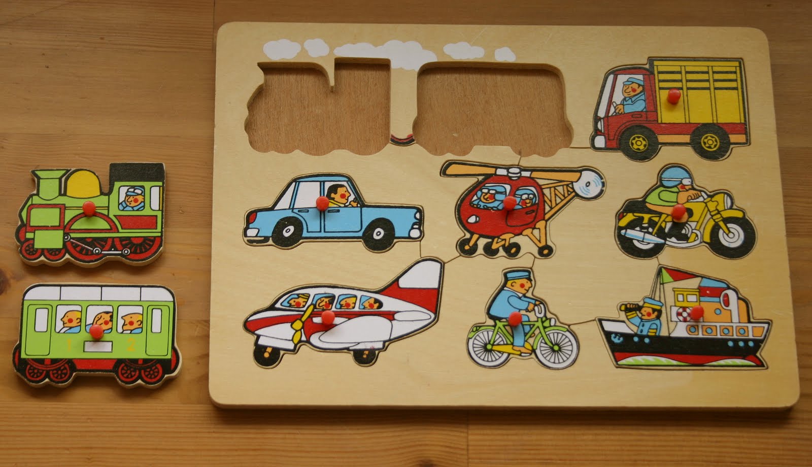 Swirls and swings: Peg puzzles