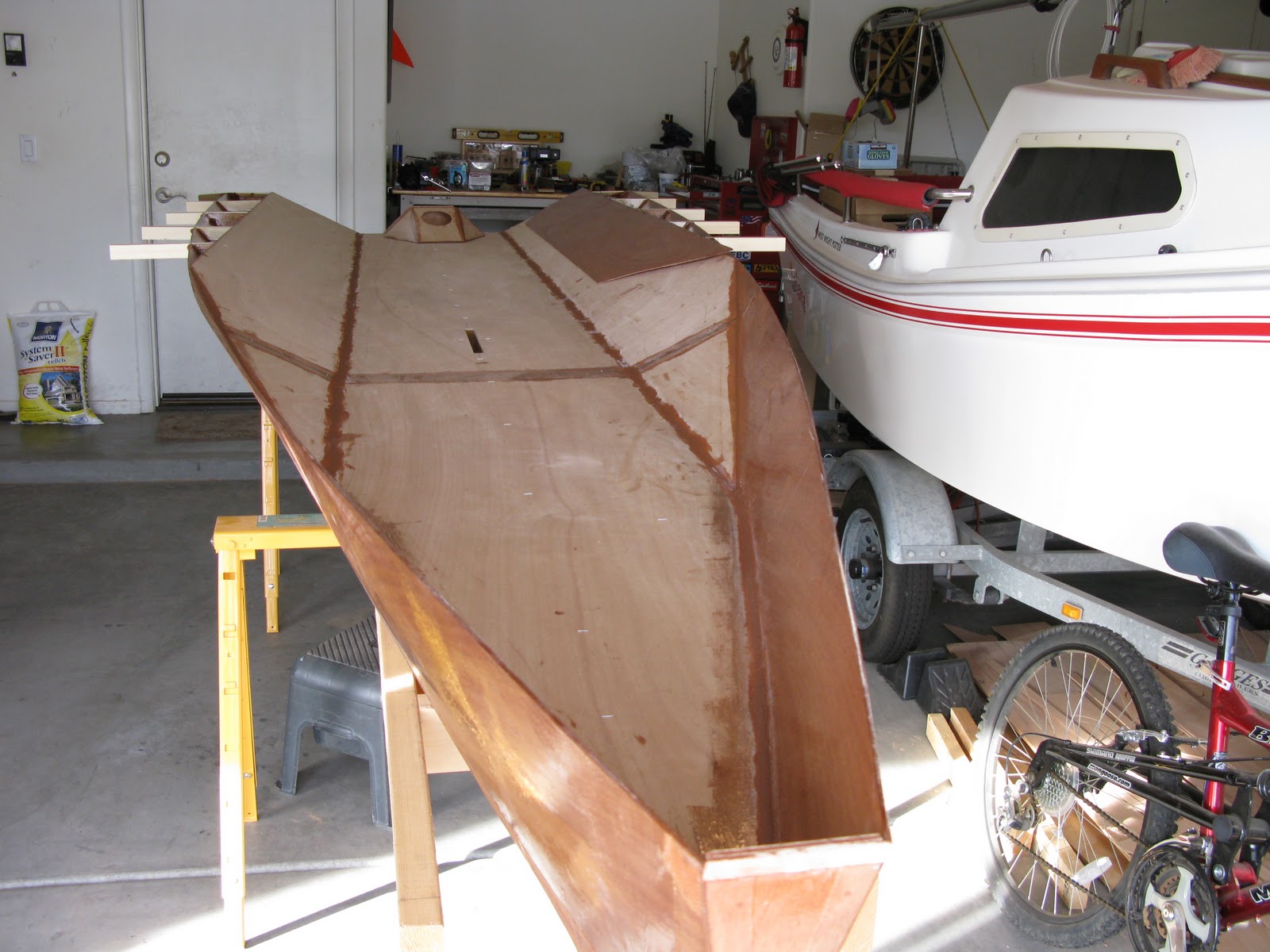Paper Jet 14 Boat Project: Port Wing Decks