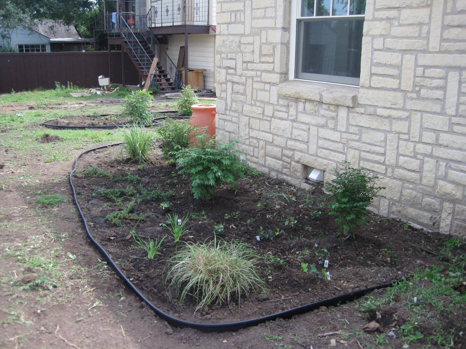 Green Landscape Barrels | How To Grade Landscape