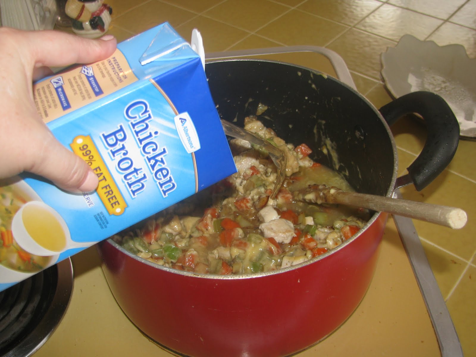 Shamrocks and Shenanigans: Creamy Chicken Vegetable Soup